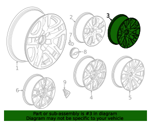 2019-2023 Chevrolet Wheel, Alloy 84570309 | AutoNationParts.com