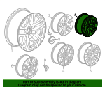 2019-2023 Chevrolet Wheel, Alloy 84570309 GM | GMPartsDirect.com