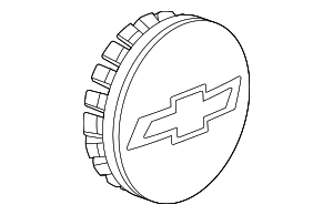 2019-2025 Chevrolet Center Cap 84267795 GM | GMPartsDirect.com