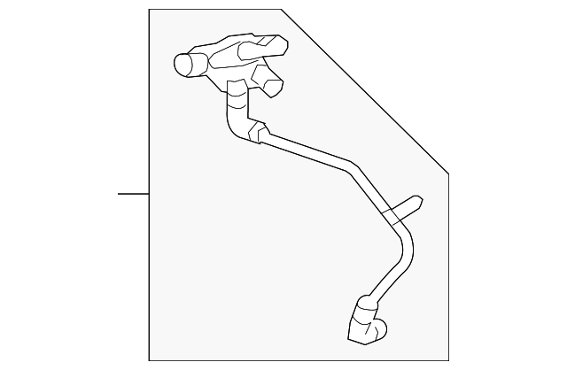 Genuine OEM Ford Part - Hose & Tube Assembly 7R3Z-6B851-A | Genuine OEM ...