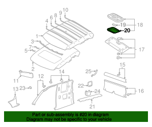 1993-2007 Toyota Lens 81241-01020 | Toyota Parts Center