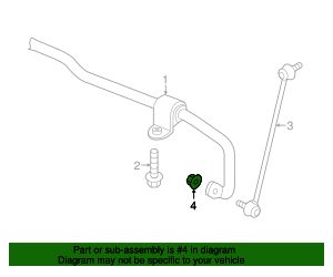 N-015-081-8 - Stabilizer Link Nut 2021-2023 Volkswagen Atlas | Order ...