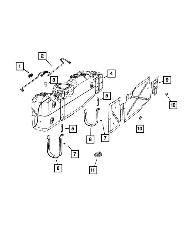2018-2020 Ram 3500 Vapor Canister Hose 68321793AB | Mopar Estores