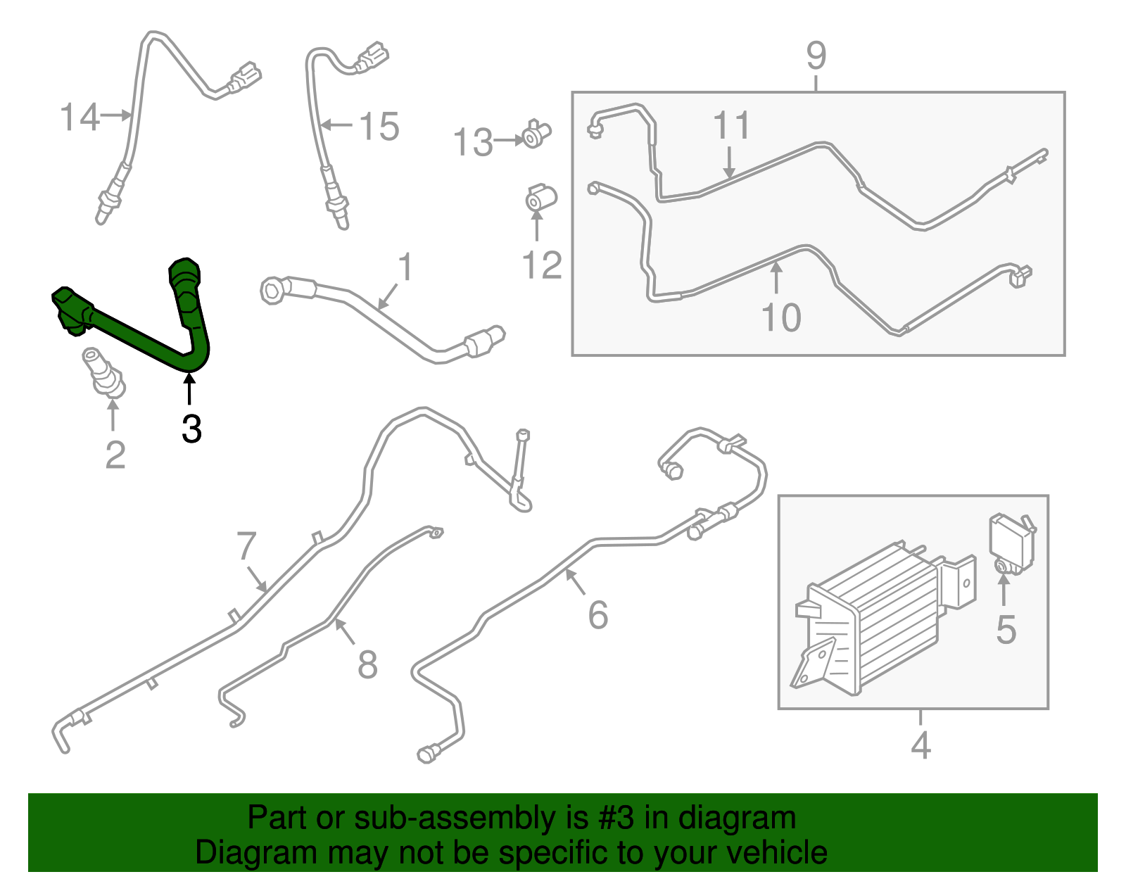 2018-2020 Ford F-150 Motorcraft™ PCV Valve Hose KCV-302 ...