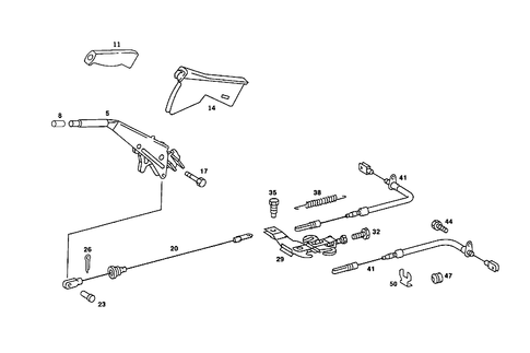 Hand Brake for 1987 Mercedes-Benz 190D | Mercedes-Benz USA Parts