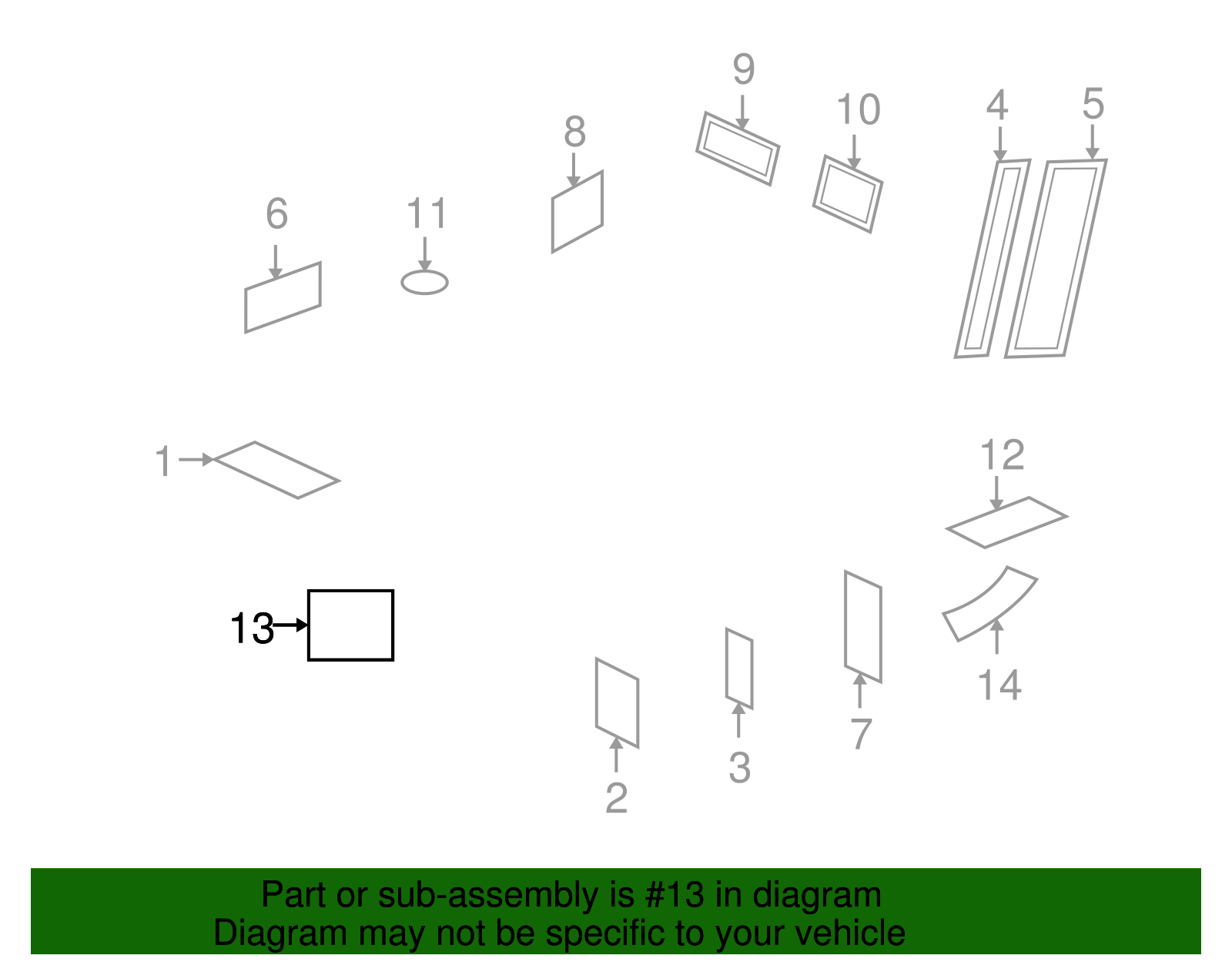 38205-TM8-A10 - Fuse Box Label 2010-2014 Honda Insight | Honda Parts Online