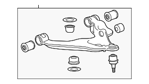 2011-2019 GM Front Passenger Side Lower Control Arm 23207778 GM ...