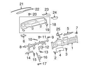 2008-2015 Scion xB Instrument Panel 55302-12220-B0 | Toyota Parts Center