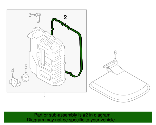 45283-3F800 - Transmission Oil Pan Gasket 2017-2022 Kia | Kia.Parts Store