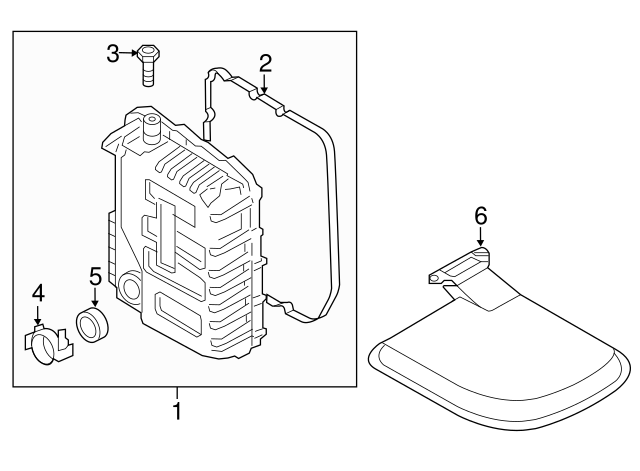 46321-2F000 - Transmission Oil Filter 2017-2022 Kia | Kia.Parts Store