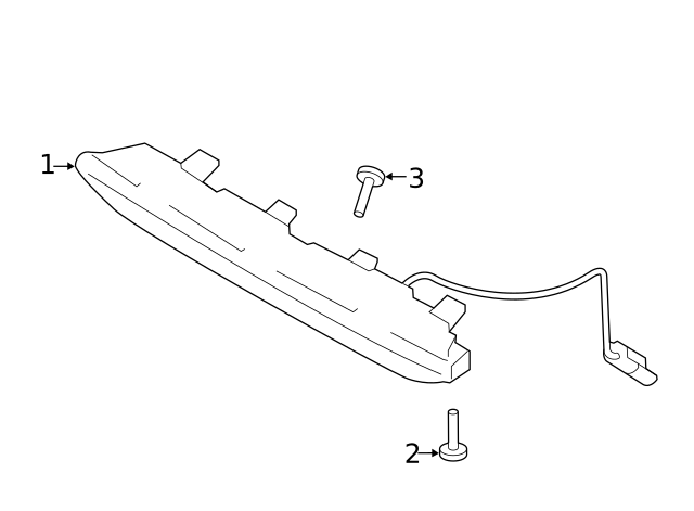 92700-S9500 - High Mount Lamp 2023-2024 Kia Telluride | Kia.Parts Store