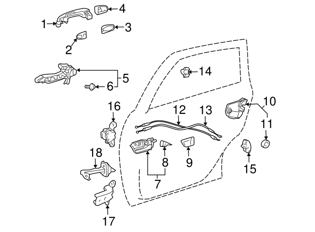 2005-2009 Toyota Prius Frame 69203-47010 | OEM Parts Online