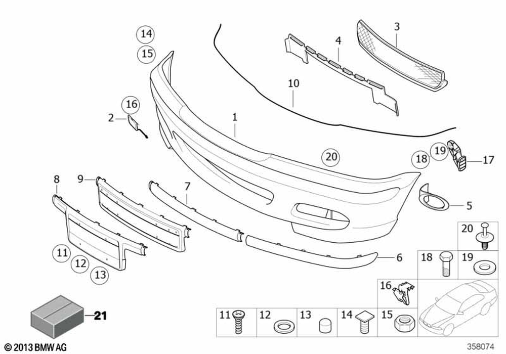 1995-2006 BMW Gasket 51118191149 | Retail Performance Auto Parts