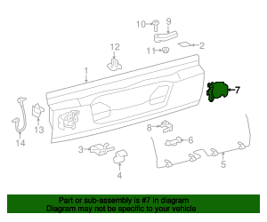 69380-60071 - Lock Actuator - 2008-2021 Lexus LX570 | MyLexusParts