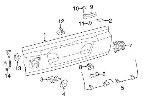 Liftgate for 2014 Lexus LX570 | Longo Lexus Parts