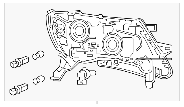 2017-2020 Nissan Pathfinder Headlamp Assembly 26010-9PF1A | Nissan ...