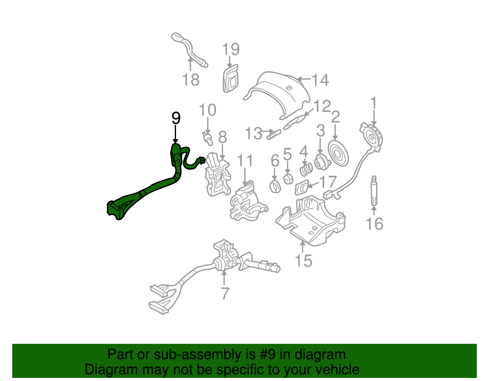 1990-2002 GM Ignition Switch 26075995 | OEM Parts Online