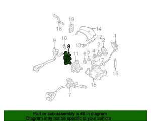 1998-2000 GM Ignition Lock Cylinder Case 26049449 | TascaParts.com