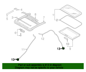 2019-2021 Nissan Drain Hose Plug 74816-1JA0A | QuirkParts