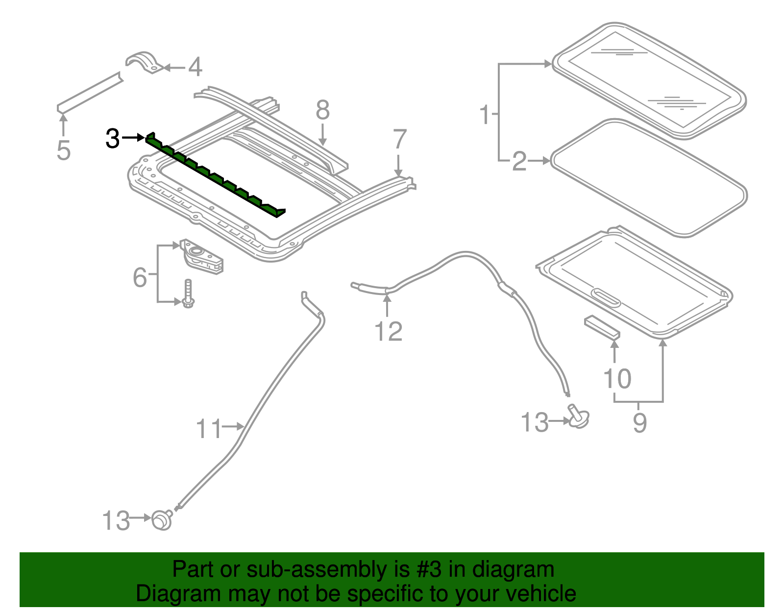 2017-2022 Nissan Rogue Sport Deflector 91280-6MA1A | Ziegler Nissan of ...