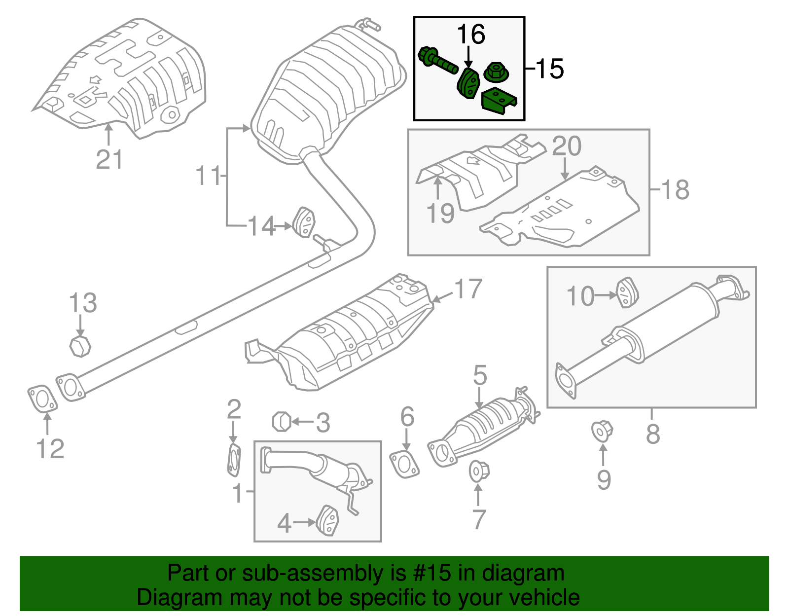 28785-3K100 - Hanger - 2011-2016 Kia Optima | World Kia Parts