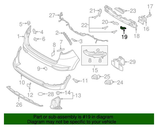 2017-2019 Kia Sportage Impact Bar Lower Bracket - Passenger Side (RH ...