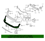 86612-D9110 - Lower Cover 2017-2019 Kia Sportage | Kia.Parts Store