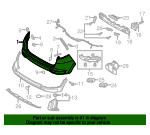 2017-2019 Kia Sportage Bumper Cover 86611-D9100 | Kia Cheap Parts