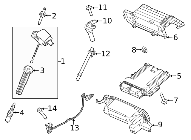 2021-2023 Ford F-150 Ecm PL3Z-12A650-FDA | OEM Parts Online