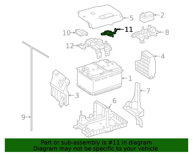 2023 Mercedes-Benz Battery Cable Terminal End 000-905-38-16 | MB OEM Parts