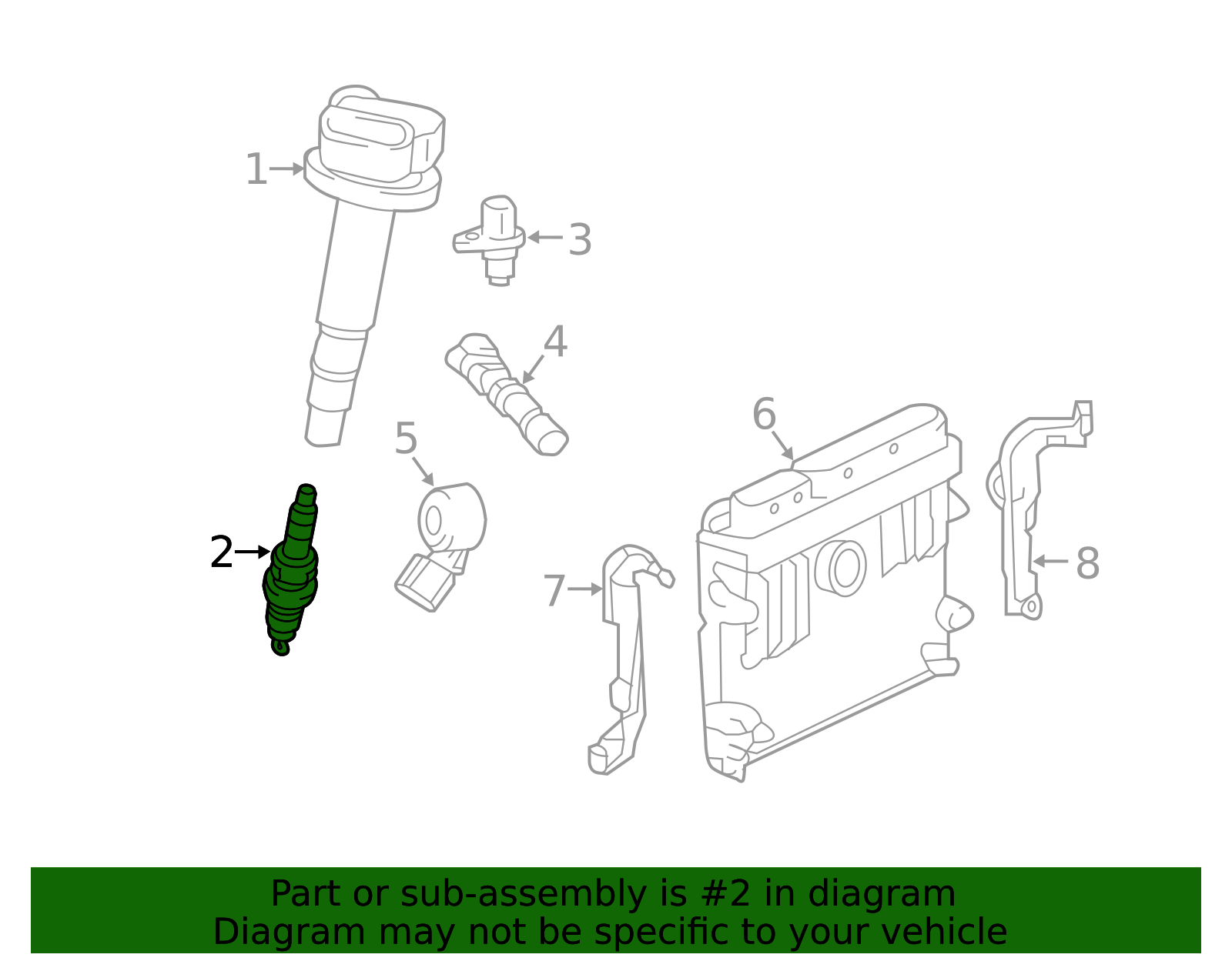 2019-2025 Toyota 2019-2024 Toyota - Spark Plug 90919-01297 | Sparks Parts