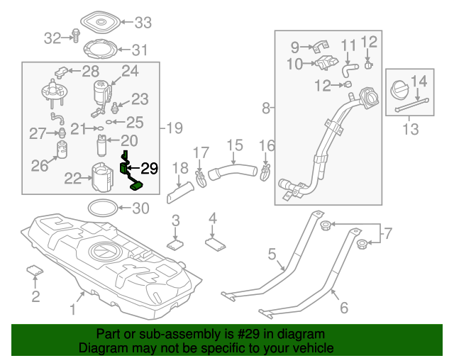 94460-2V000 - Fuel Gauge Sending Unit - 2012-2017 Hyundai | OEM Parts Quick