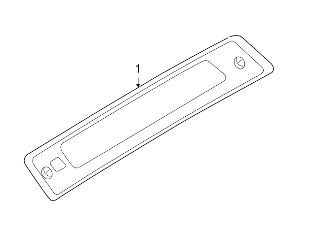 31213383 - Center High Mount Stop Light 2003-2014 Volvo XC90 ...