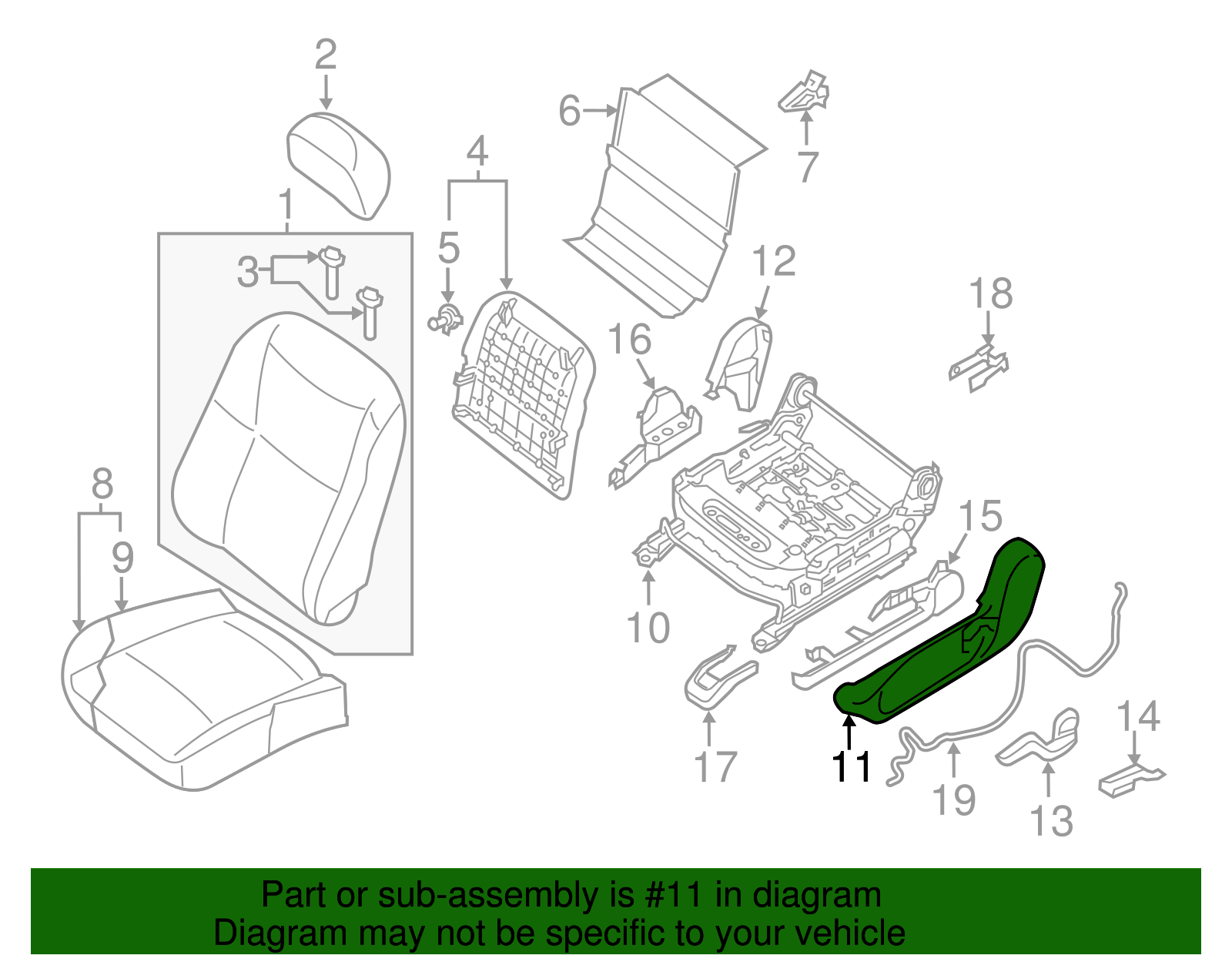 2016-2020 Nissan Outer Finish Panel 87380-9PA0A | Sullivan Brothers Nissan