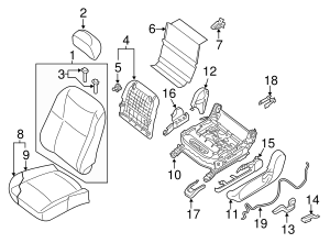 87380-9PA0A - Outer Finish Panel 2016-2020 Nissan | Nissan Parts ...
