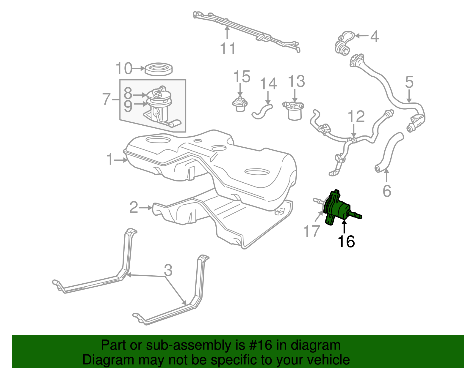 2003-2024 Ford Fuel Filter 2C5Z-9155-BC | Miracle Ford Parts