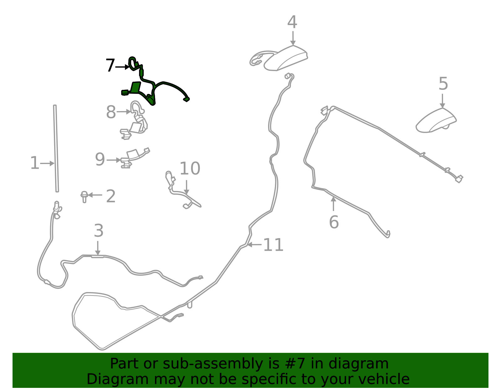 RL3Z-19A397-G - High-Quality Antenna Cable for 2024-2025 Ford ...