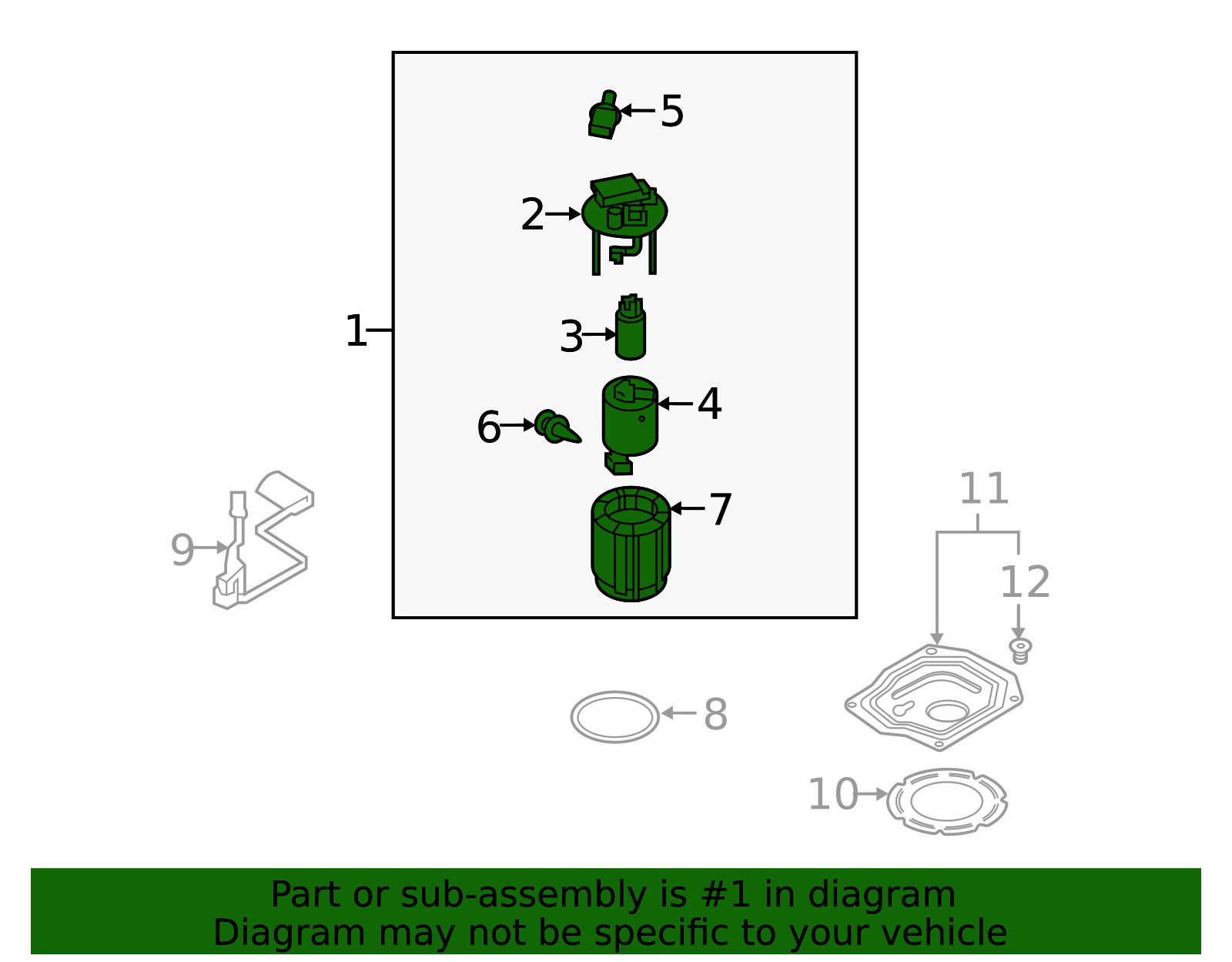 31120-R5200 - Fuel Pump And Strainer Set 2021-2025 Kia Sorento | Kia ...