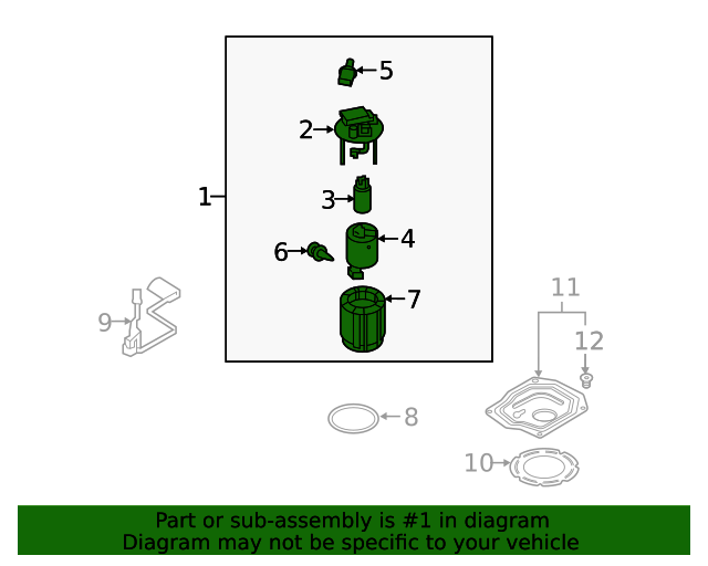 2021-2023 Kia Sorento Fuel Pump Assembly 31120-R5200 | TascaParts.com