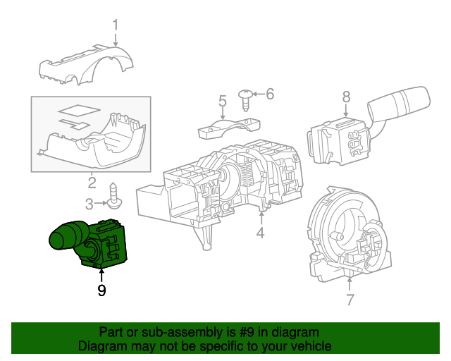 2016-2020 Mazda Multi-Function Switch TK48-66-122A | TascaParts.com