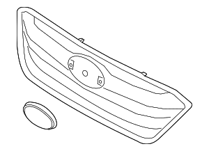 2020-2022 Subaru Legacy Grille 91121AN04A | Subaru Direct Parts