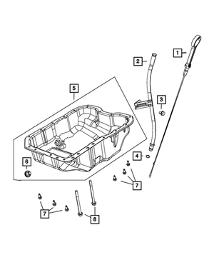 2013-2023 Mopar Engine Oil Pan 05047566AE | Mopar eStore