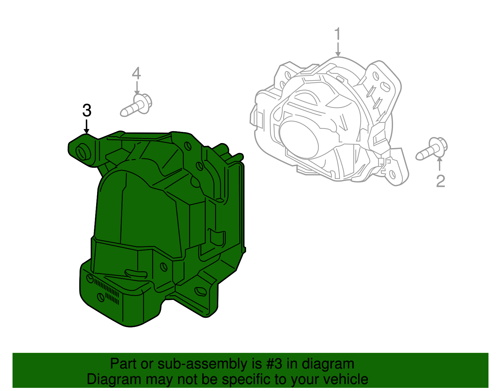 KA0H-51-684A - Lamp Bracket 2016 Mazda CX-5 | Florida Mazda Parts
