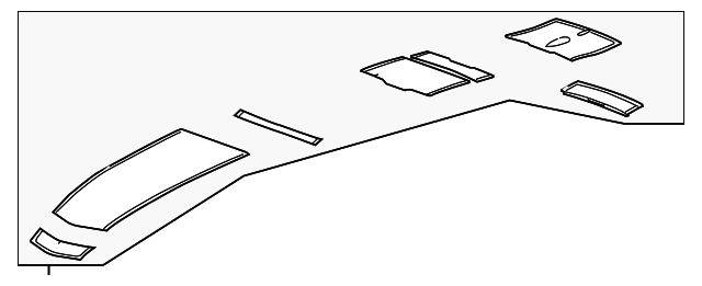 2016-2018 Chevrolet Camaro Exterior Trim, Rally Stripe Package 84103708 ...