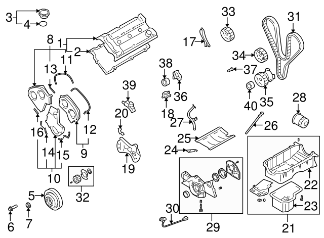 2002-2006 Kia OEM NEW 2002-2006 Kia Amanti Sorento Sedona Base ...