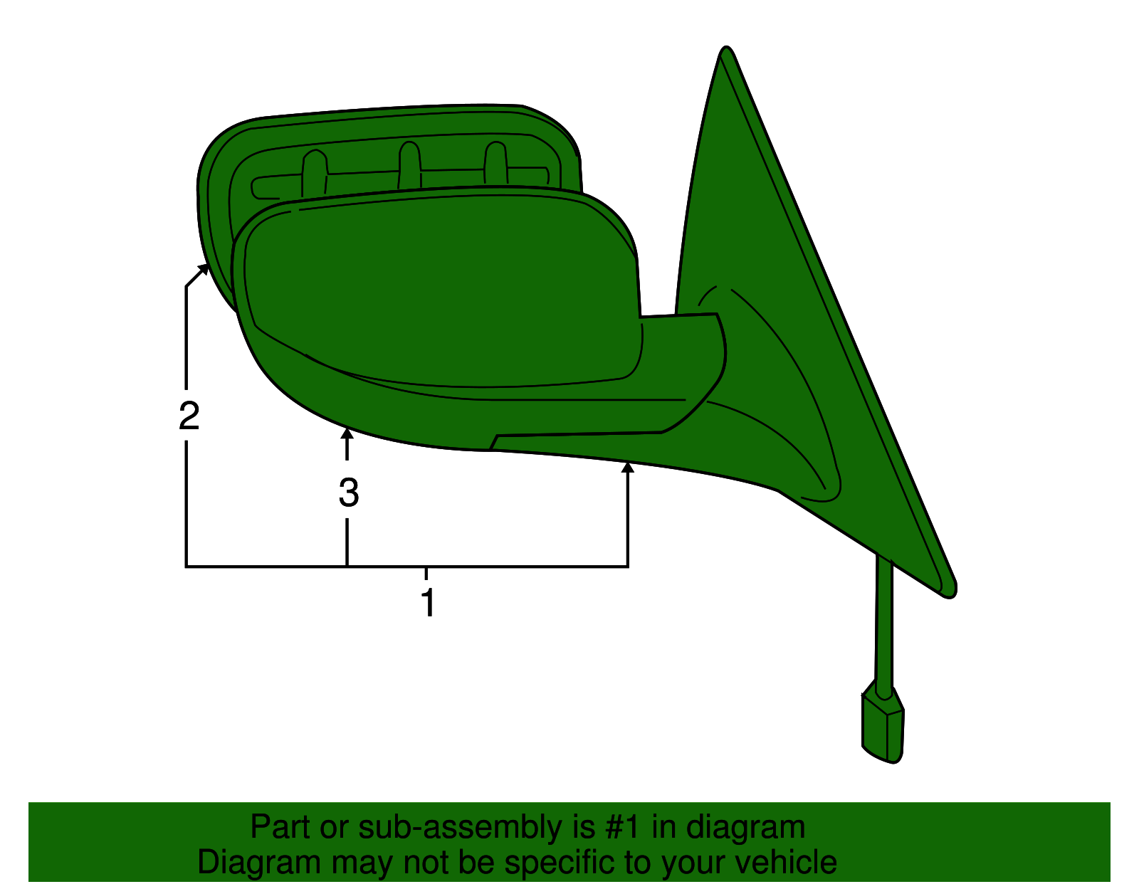 2004-2006 Mazda RX-8 Mirror Assembly FE02-69-120F-93 | OEM Parts Online