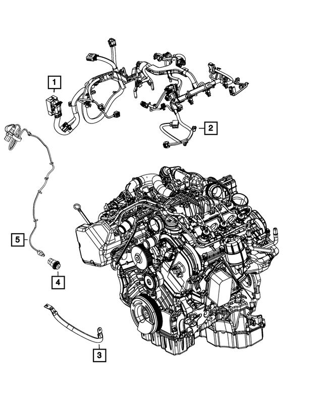 2014-2019 Mopar Jumper Wiring 68164497AB | Mopar eStore