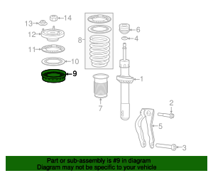 2016-2023 Jaguar Coil Spring Insulator T4N12635 | JaguarParts.com