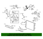 2001-2010 GM Engine Coolant Outlet Pipe Seal 94011604 GM ...