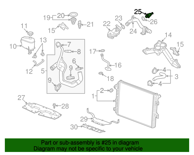 Buy Genuine GM Auto Parts - Thermostat (Part # 97385898) | GM Parts Store